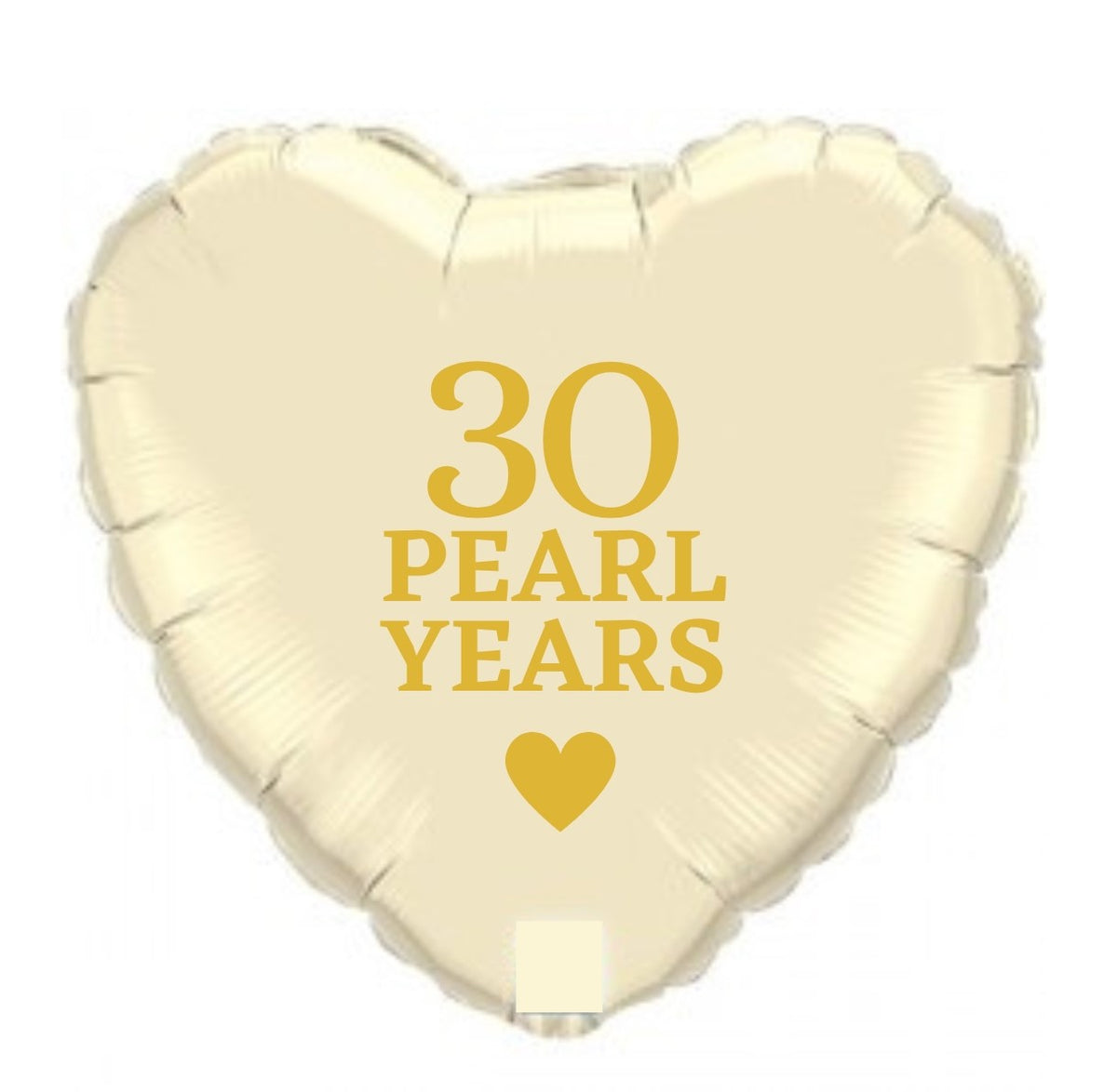 30 Pearl Years Vinyl Message Foil – Talking Balloons