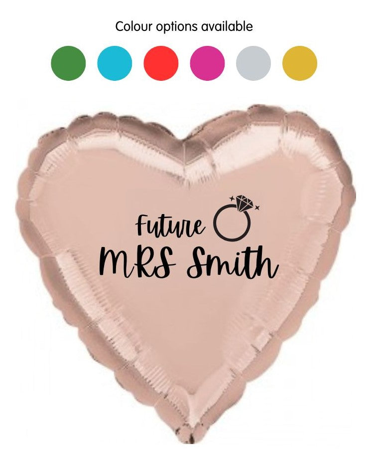 Personalised Future MRS Vinyl Message Foil – Talking Balloons