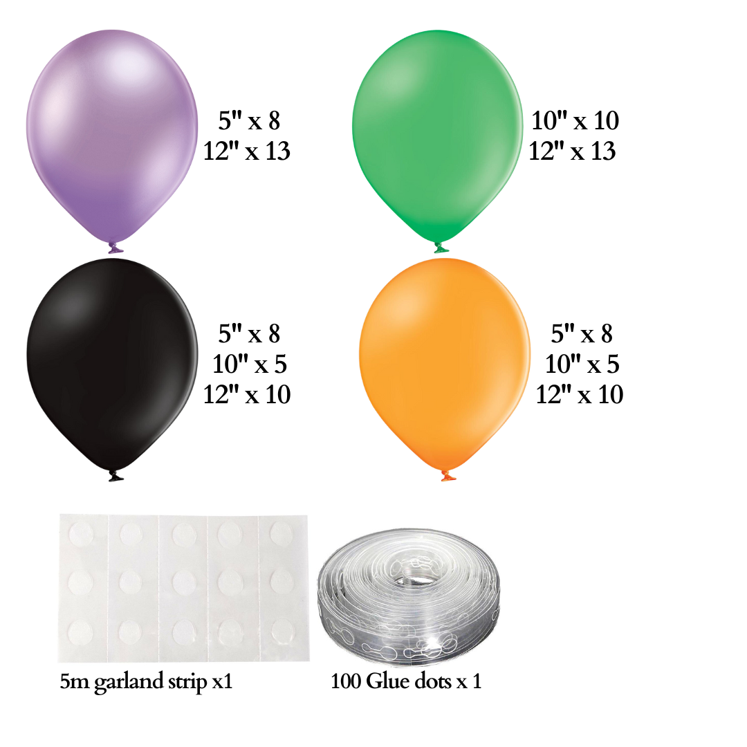 DIY Halloween Theme Garland Pack – Talking Balloons