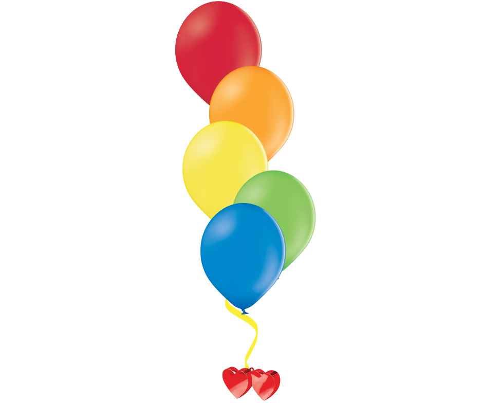 Bunch of Mixed Rainbow Latex Balloons | 12" | Pride – Talking Balloons