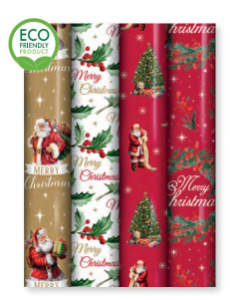 Traditional Christmas Wrapping Paper | Collection Only – Talking Balloons