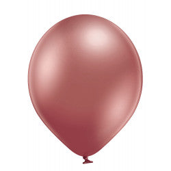 Glossy Chrome Rose Gold Latex Balloons | 12" – Talking Balloons
