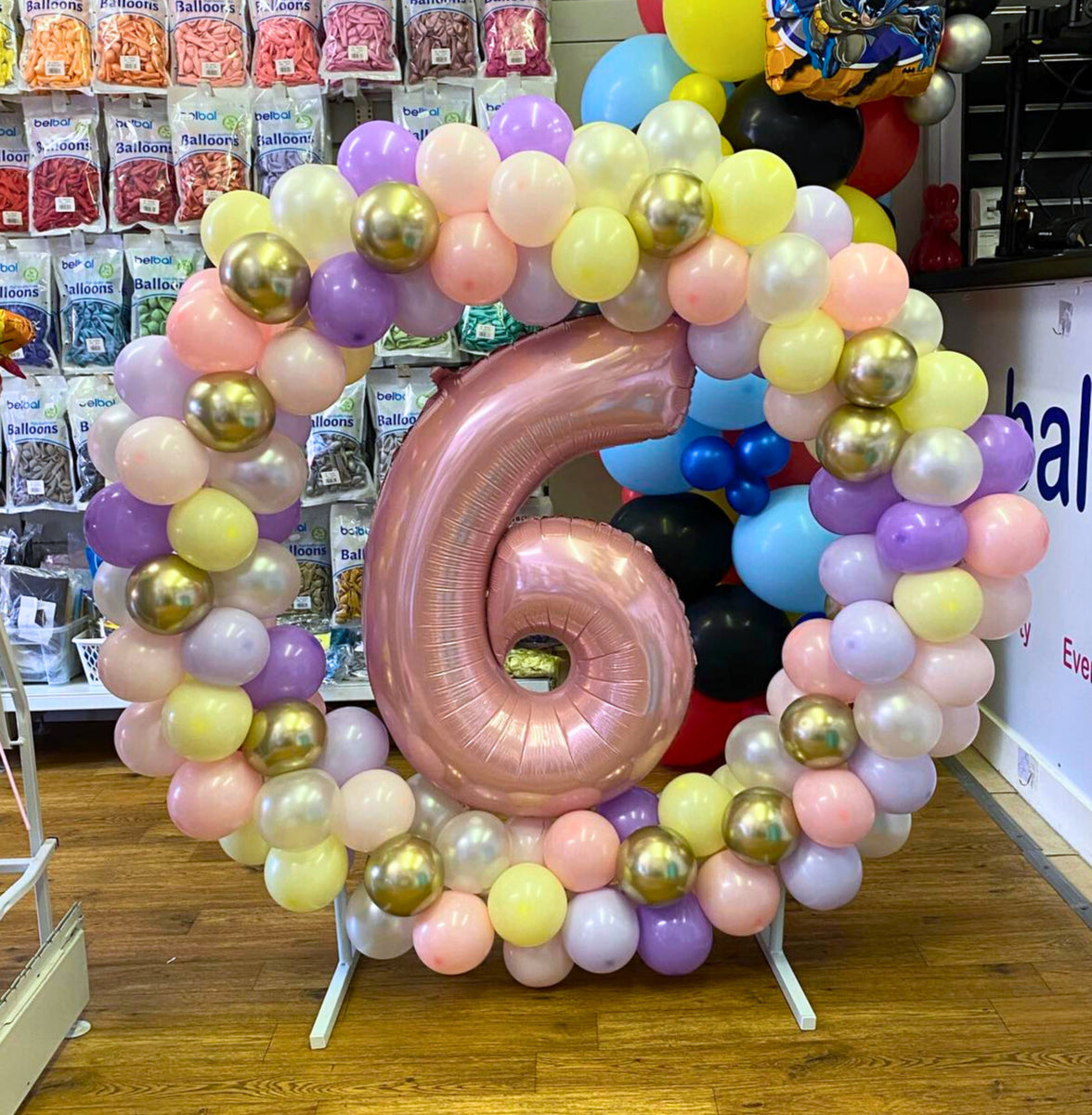 1 Metre Hoop - Pastel Princess Theme – Talking Balloons