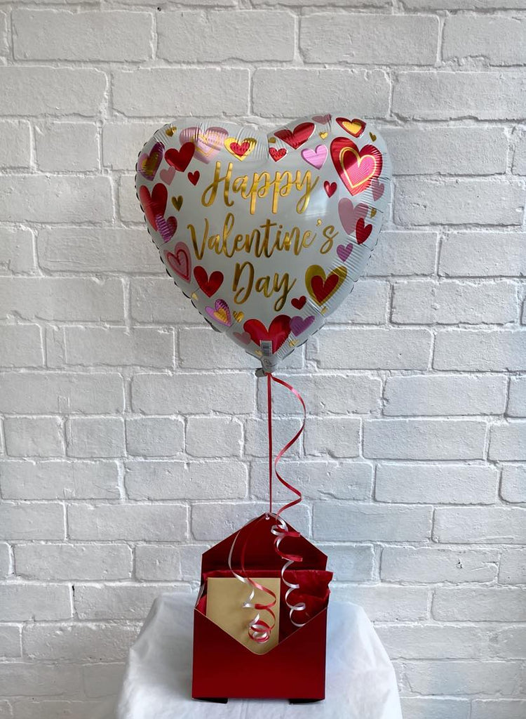 18" Foil and Envelope Valentines Day Package – Talking Balloons