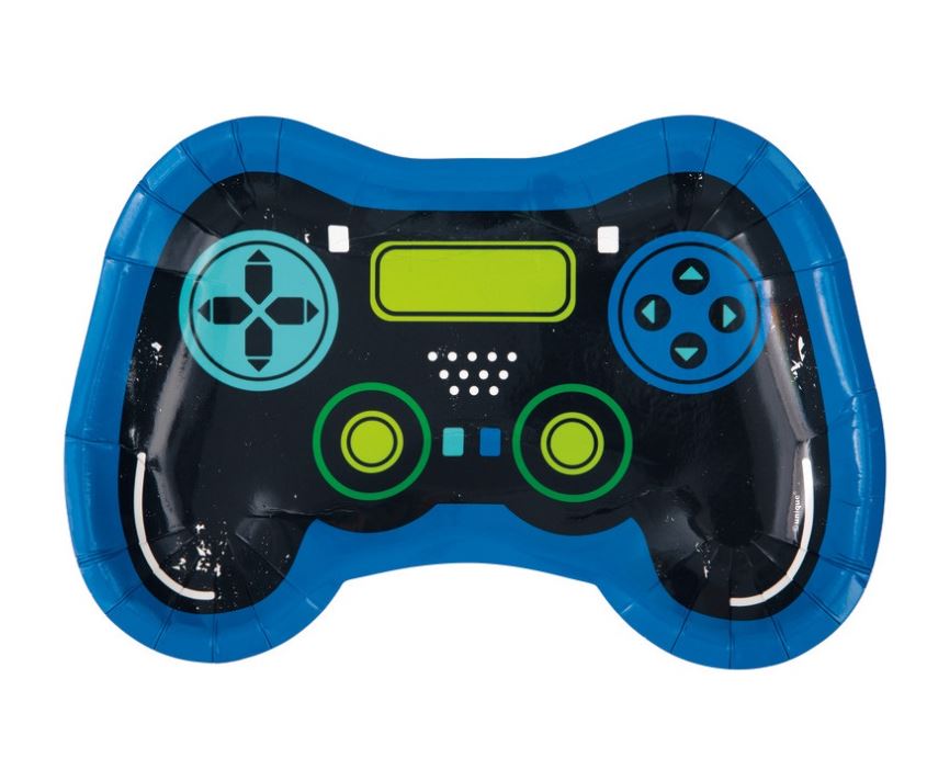 Gaming Controller Plates | Pack of 8 – Talking Balloons