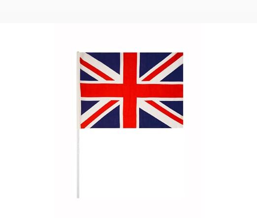 Handheld Union Jack Flags – Talking Balloons